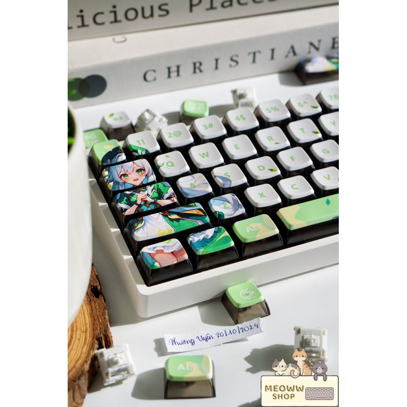 Genshin Impact pudding keycap radiates 4-sided LEDs to replace cheap ...