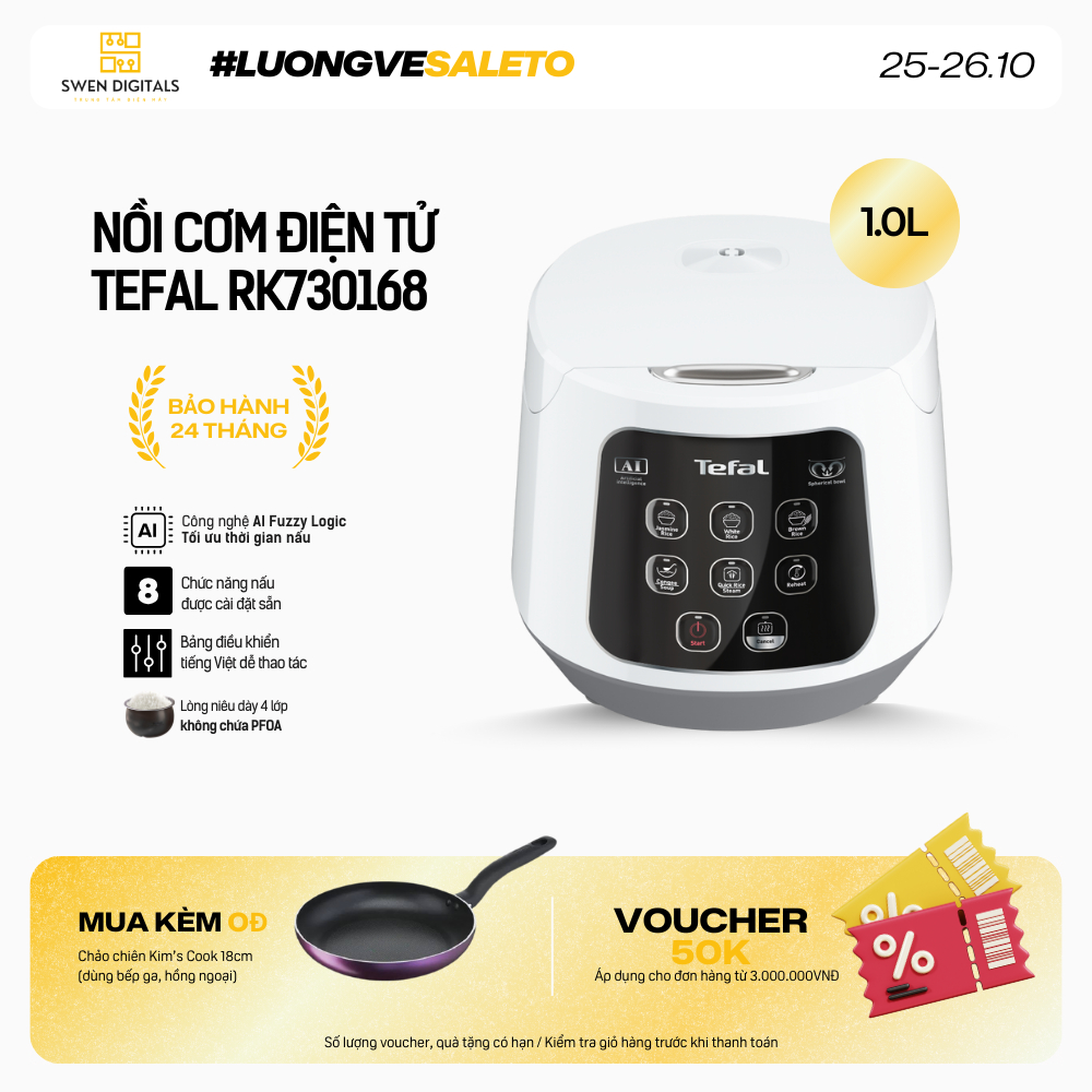 Tefal Easy Rice Compact RK Rice Cooker730168 - 600w, 1L - genuine ...