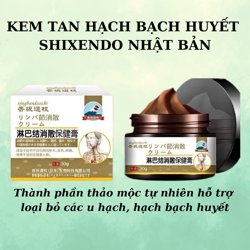 Shixendo lymph and lymph node dissolving cream, used for the neck area ...