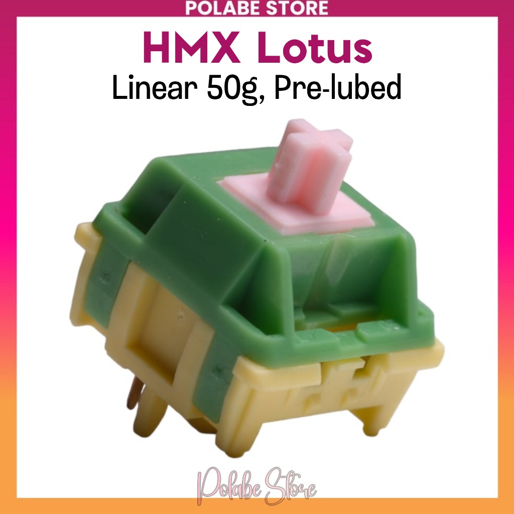 Hmx Lotus Linear Switch Prelube smooth Polabe Store HMX Switch ...