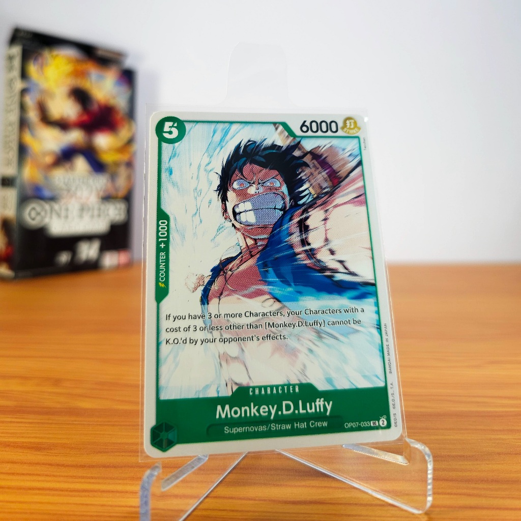 Genuine One Piece Monkey D Luffy OP07-033 500 Years in the Future TCG English | Shopee Malaysia