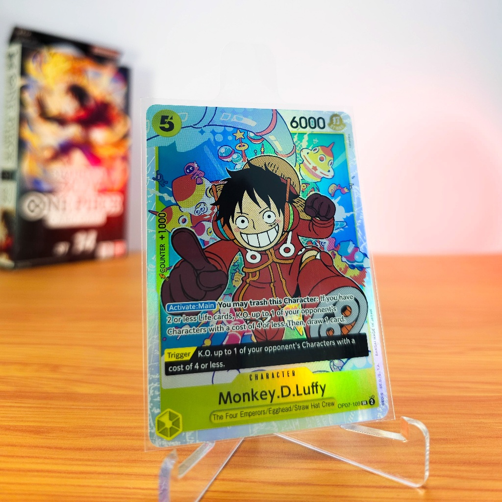 Genuine One Piece Monkey D Luffy OP07-109 500 Years in the Future TCG ...