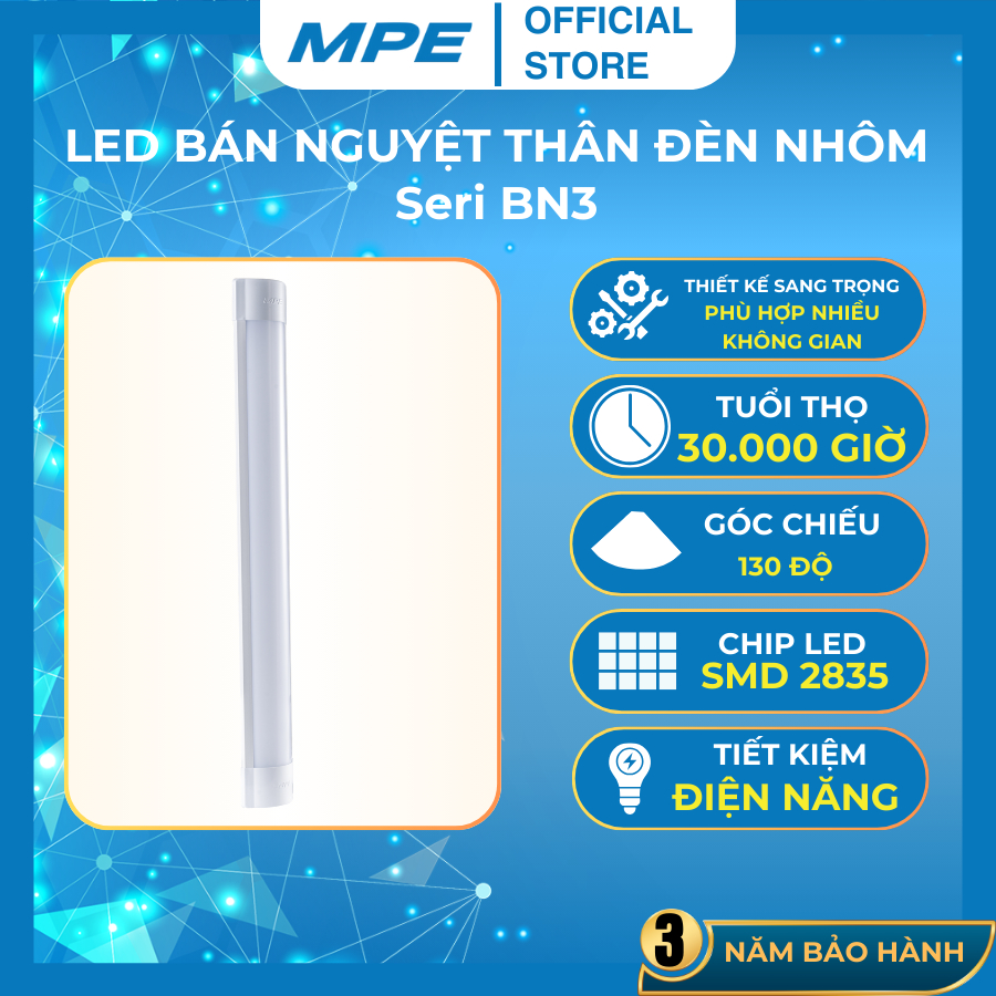Mpe Semicircle led light with aluminum body, series BN3 18W/36W, luxurious and slim design, semi ...
