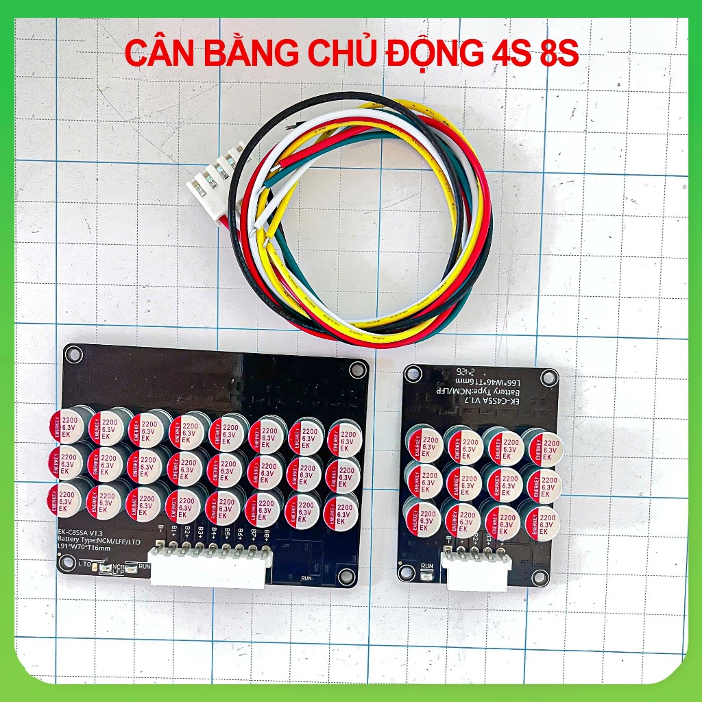 Active balance circuit 3S-4S 6S-8S 5.5A for Lifepo4 and Titanate ...