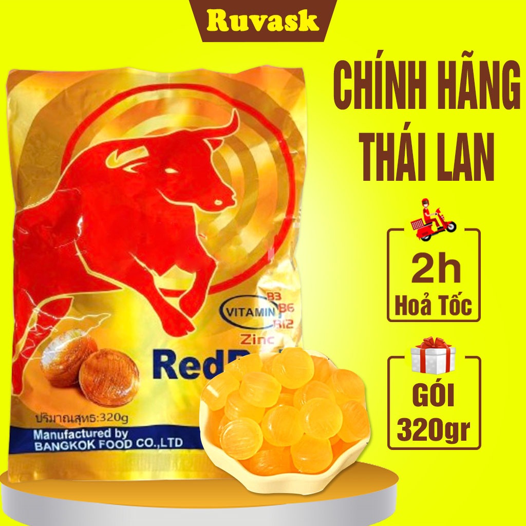 Genuine THAILAND Red Bull Candy 320G Pack - Red Beef Flavored Energy ...