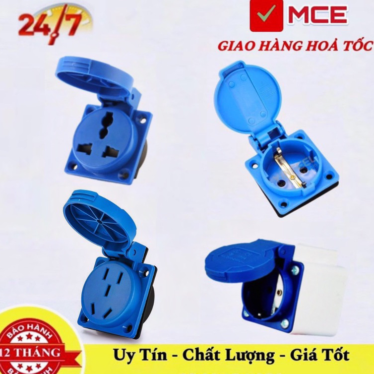 2-pin 16A box-type power outlet for generators Single-phase 2-hole ...