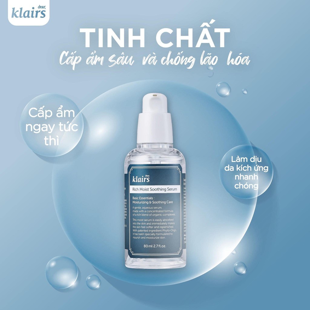 [LIQUIDATION - Date October 2025] Dear Klairs Rich Moist Soothing Serum ...