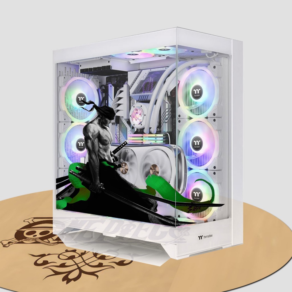 Pc case stickers to decorate Onepiece, Zoro, Luffy themes | Shopee Malaysia