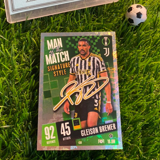 Odd CARD - MAN OF THE MATCH - SIGNATURE STYLE - TOPPS MATCH ATTAX 2023/ ...