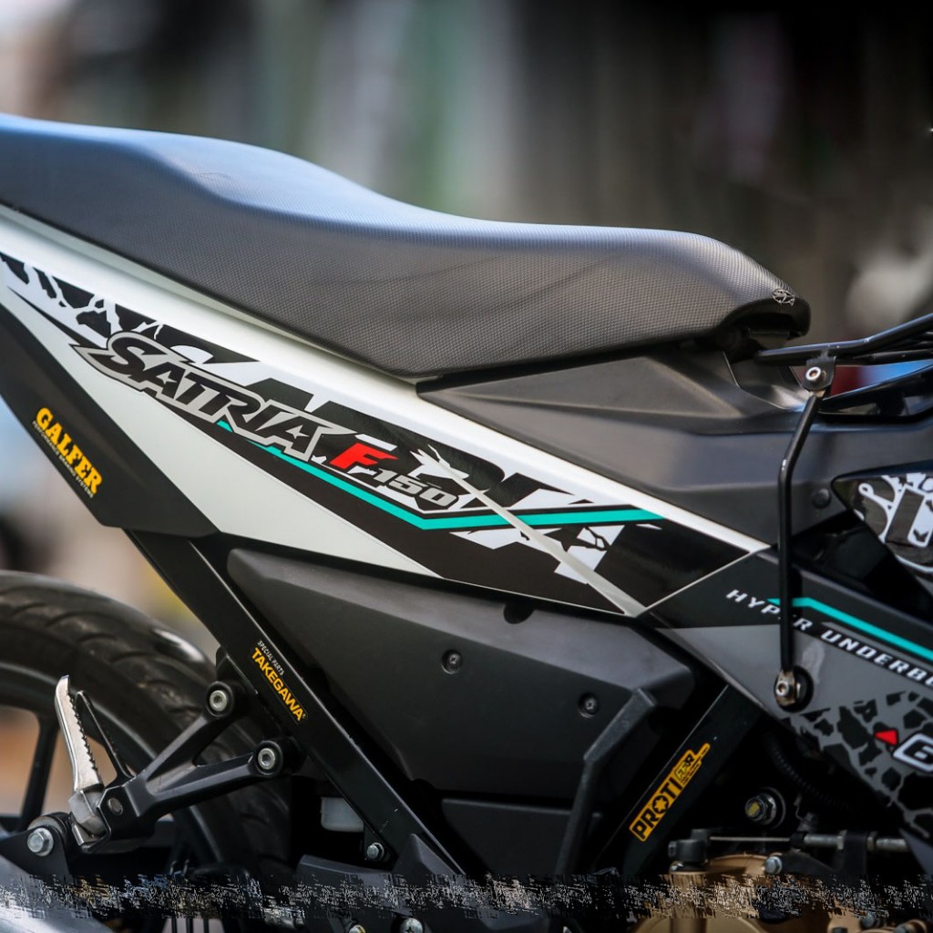 Removable sticker for Raider FI car. Black and white car sticker ...