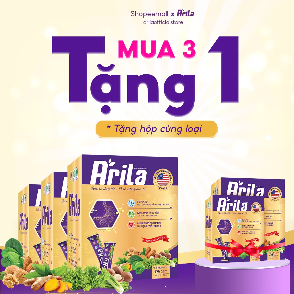 Buy 3 Get 1 Free Box of 675G of the Same Type, ARILA Pioneer Using ...