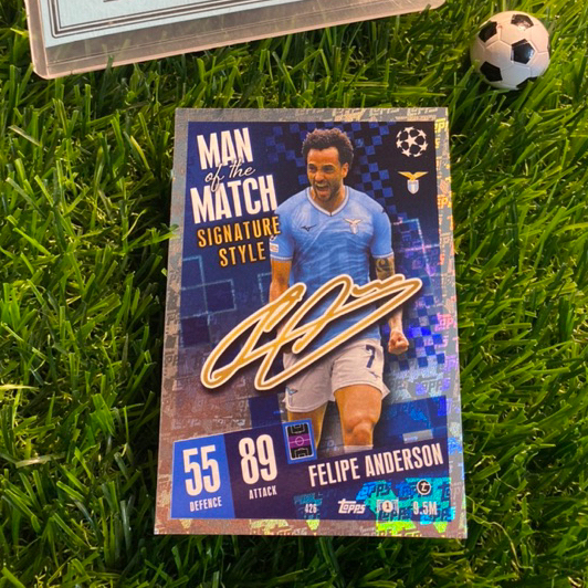 [ Genuine ] - MAN OF THE MATCH - SIGNATURE STYLE - TOPPS MATCH ATTAX ...