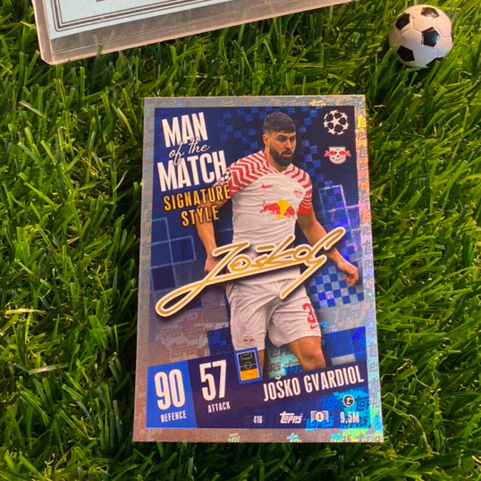 [ Genuine ] - MAN OF THE MATCH - SIGNATURE STYLE - TOPPS MATCH ATTAX ...