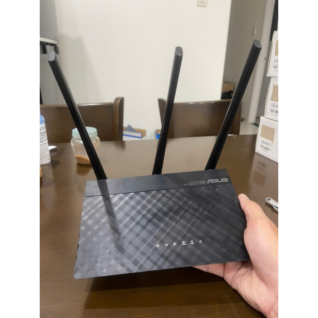Used Asus RT-AC53 Wifi Router 2 bands 2.4Ghz and 5GHz AC750 standard ...