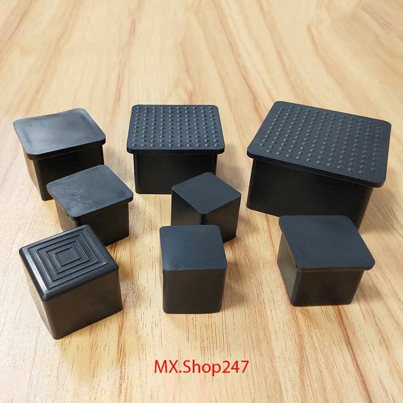 Outer end caps for square iron boxes, rubber stoppers for rectangular ...