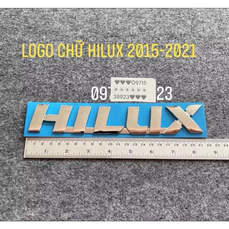Cheap HIGH QUALITY HILUX LOGO TOYOTA HILUX CAR STICKER | Shopee Malaysia