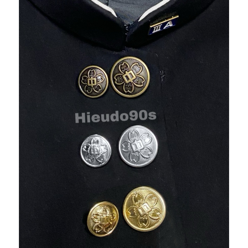 Bronze Gakuran shirt buttons / Japanese school boys uniformJacket ...