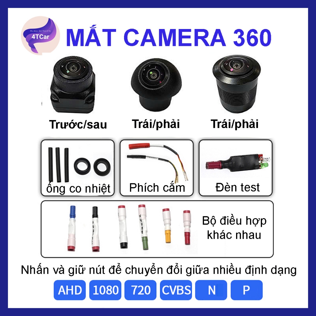 (1 Eye) 360 CAMERA EYE replacement for all 360 cam sets, 360 cam eye ...
