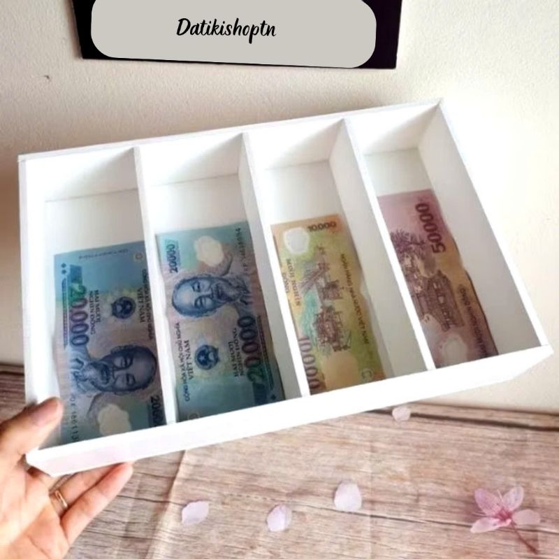 Money Tray, cashier tray with 4 white compartments | Shopee Malaysia