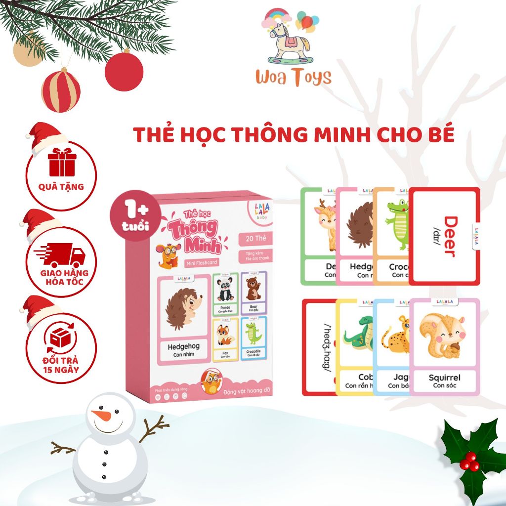 Woa Toys Smart Learning Cards for Children According to Each Theme of ...
