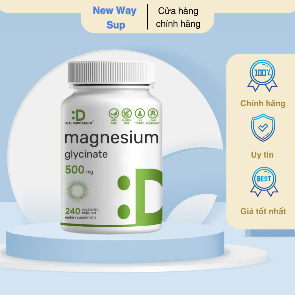 Micro Ingredients Magnesium Glycinate (240 Tablets) | Shopee Malaysia