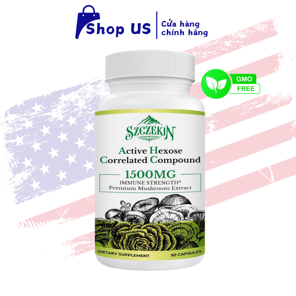 Ahcc 1500mg SZCZENKIN Reduces HPV Prevention, Beta Glucan, Prevents UT 90 Tablets from America ...