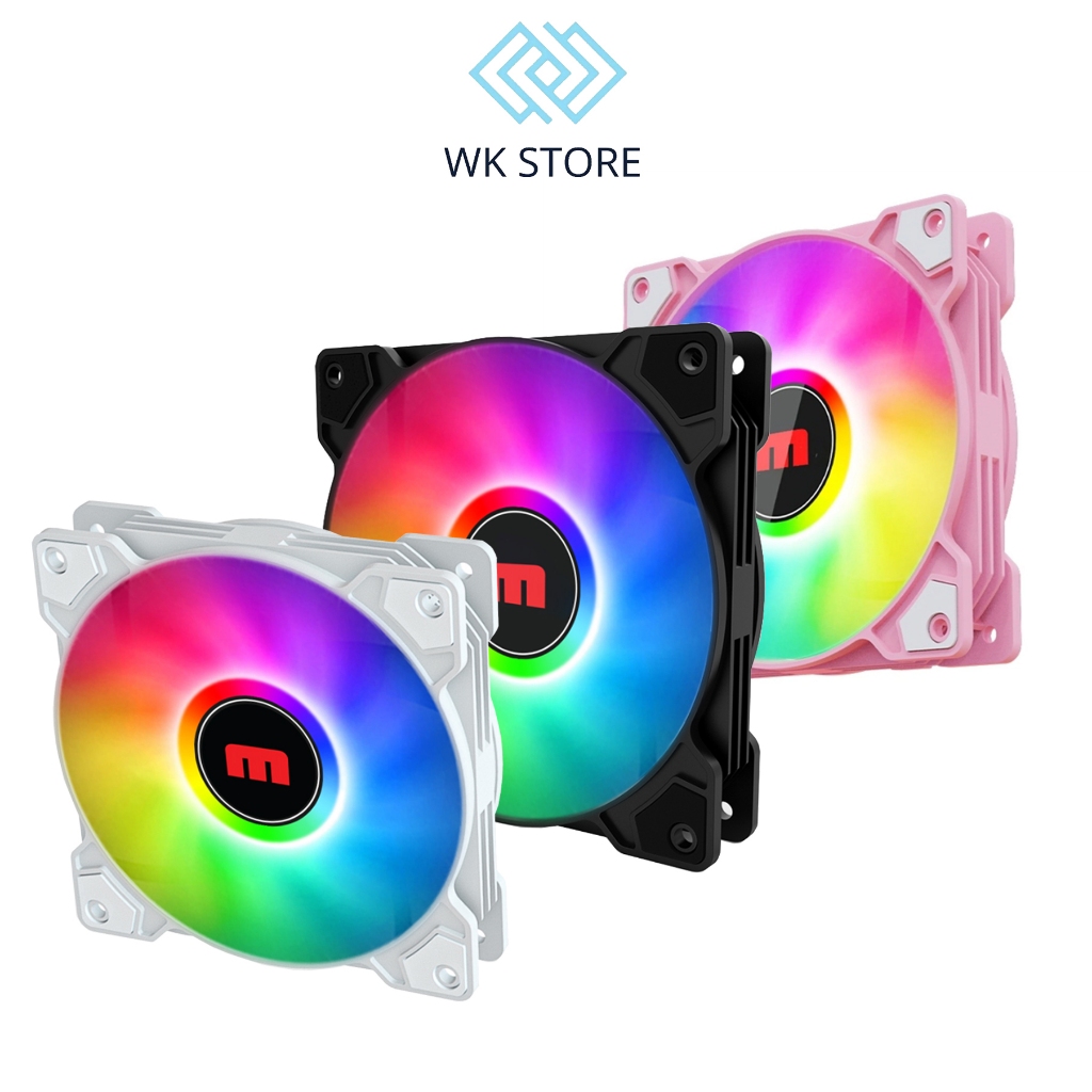 Radiator Fan - Fan Case Magic FC-01 Auto LED RGB Black / White / Pink ...