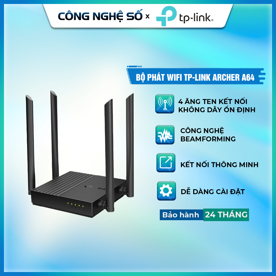 [HN Express] TP-LINK Archer A64 AC1200 Wi-Fi Router | Shopee Malaysia