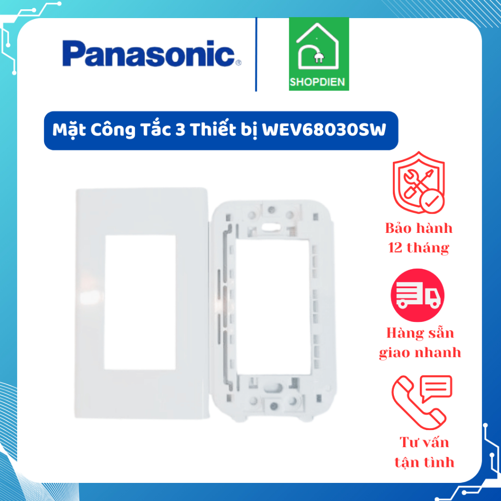 Panasonic WEV68030SW Wide Series 3 device side | Shopee Malaysia