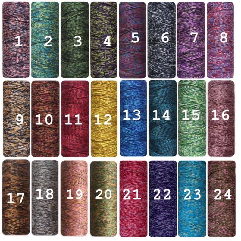 Craft Yarn VN 2mm colorful textile Yarn (125g roll) | Shopee Malaysia