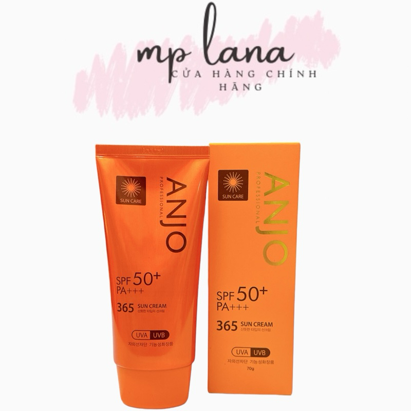 Korean Anjo sunscreen moisturizes, gently and protects the skin ...