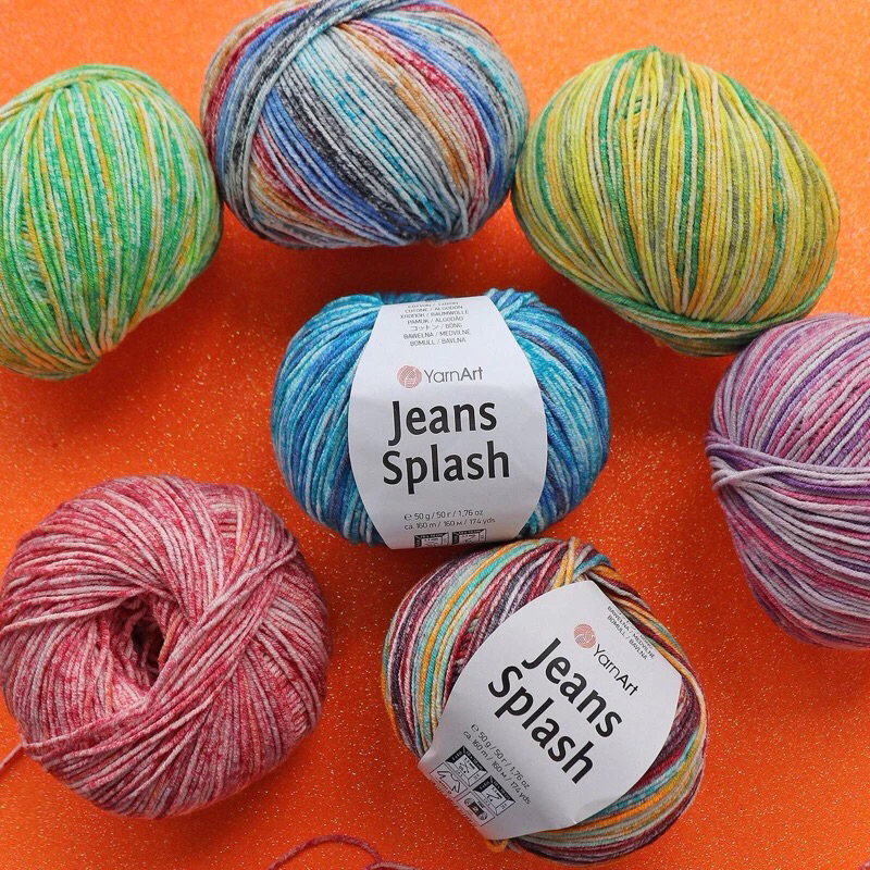 Yarn Art Jeans Splash (50g roll) | Shopee Malaysia
