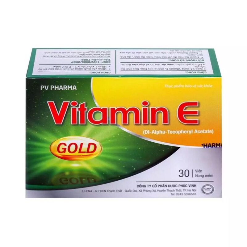 OXY Vitamin E Gold PV supplement pills (Box of 30 pills) Supplements ...