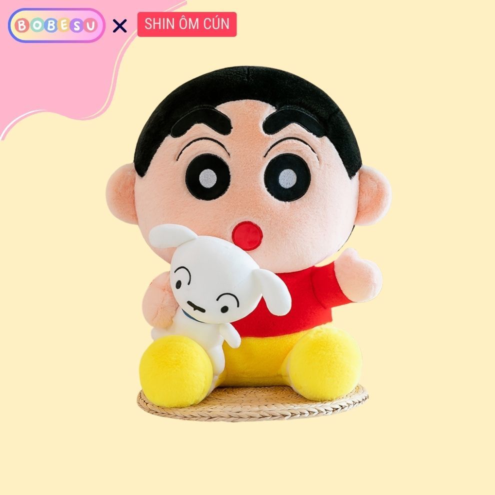 [ Shin New Model ] CuShin Teddy Bear Hugging Shin Chan Puppy Pencil Boy ...