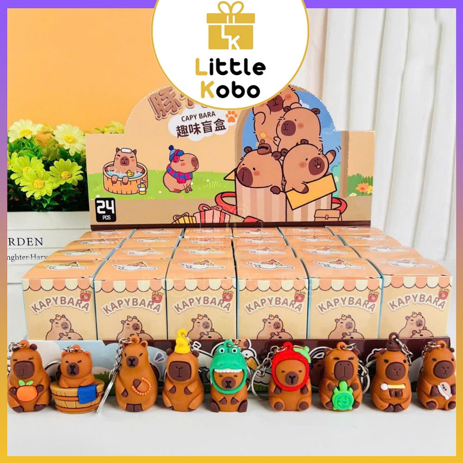[Keychain] Capybara Labubu Blindbox Blind Box Lucky Cute Pattern ...
