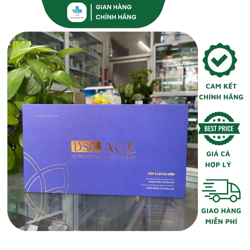Genuine DSK AGE Female Hormone Pills Box of 3 bottles x 15 Pills ...