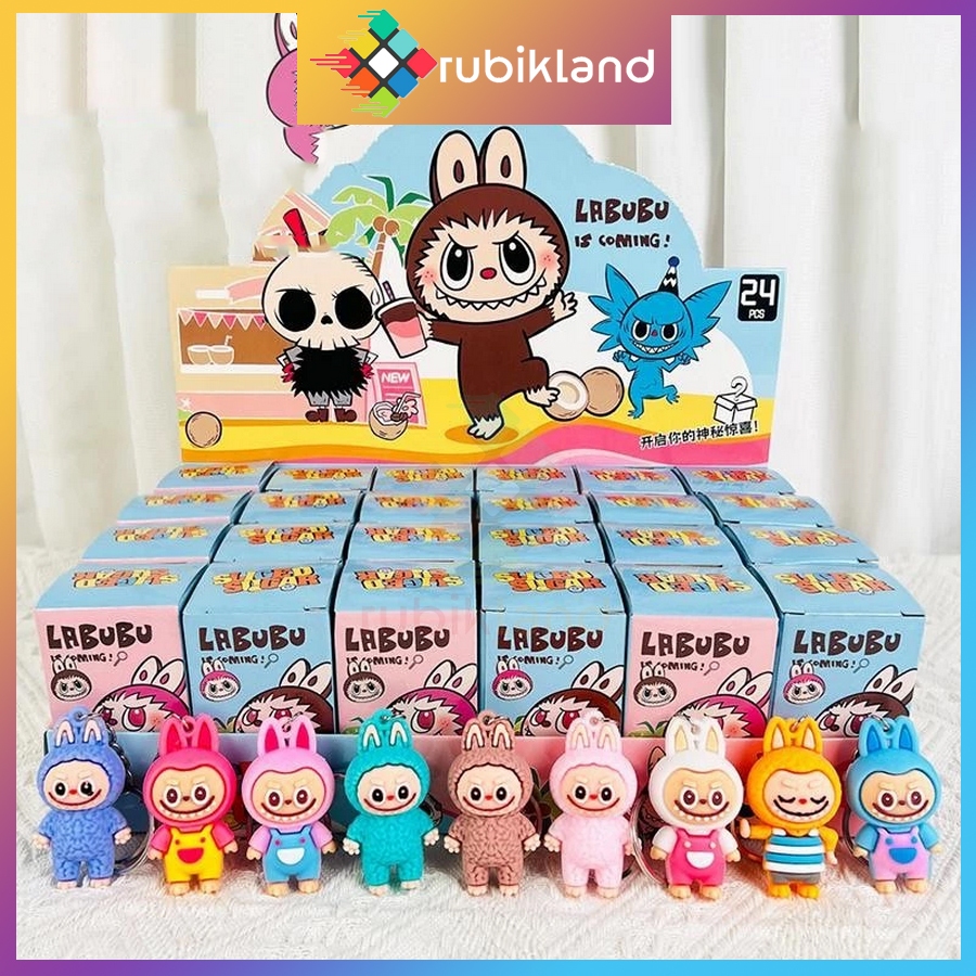 [Keychain] Labubu Capybara Blindbox Blind Box Lucky Cute Pattern ...