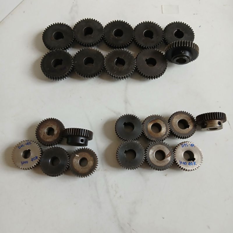 Steel gear module M1 M1.25 shaft 10 15 16 10mm thick | Shopee Malaysia