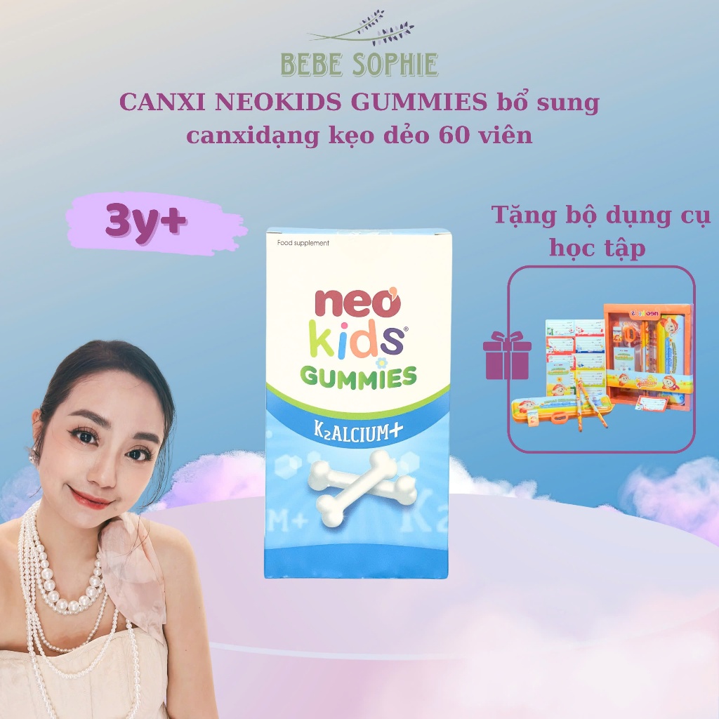 Calcium Neokids Gummies calcium supplement in gummy form 60 tablets for ...