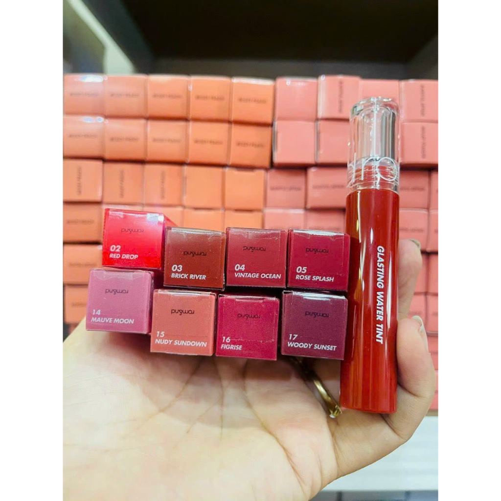 Glasting Water Tint Super Matte, Long Lasting Lipstick 4g 16 17 | Shopee Malaysia