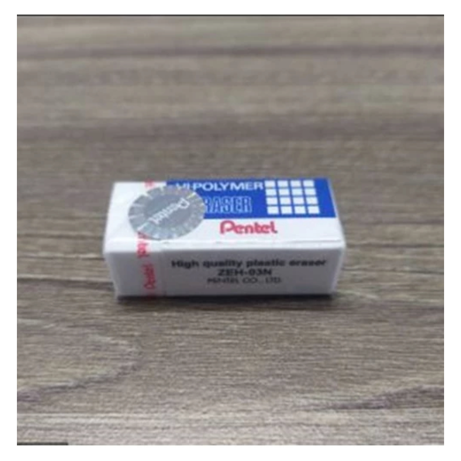 Pentel H03 eraser with white stamp - Japanese company product | Shopee ...