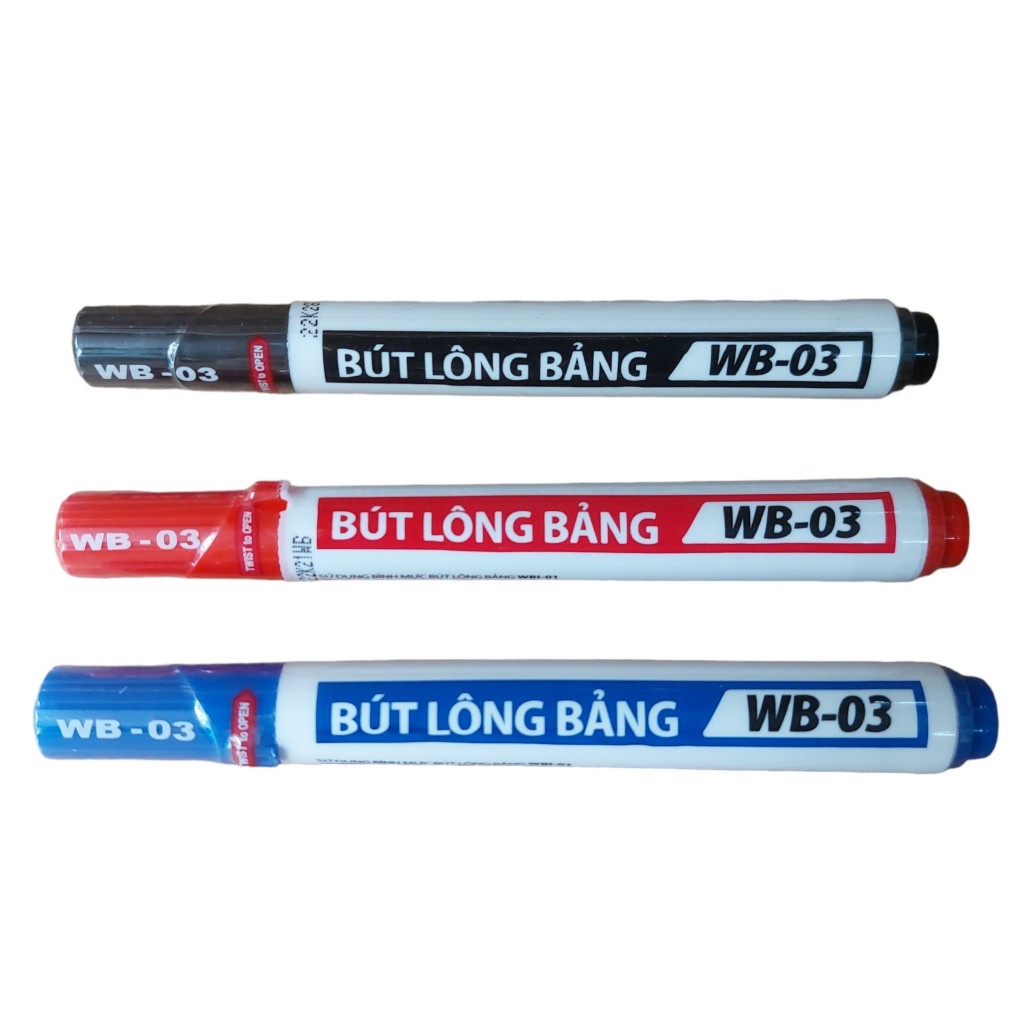 Genuine Thien Long whiteboard marker WB-03 blue - red - black | Shopee ...