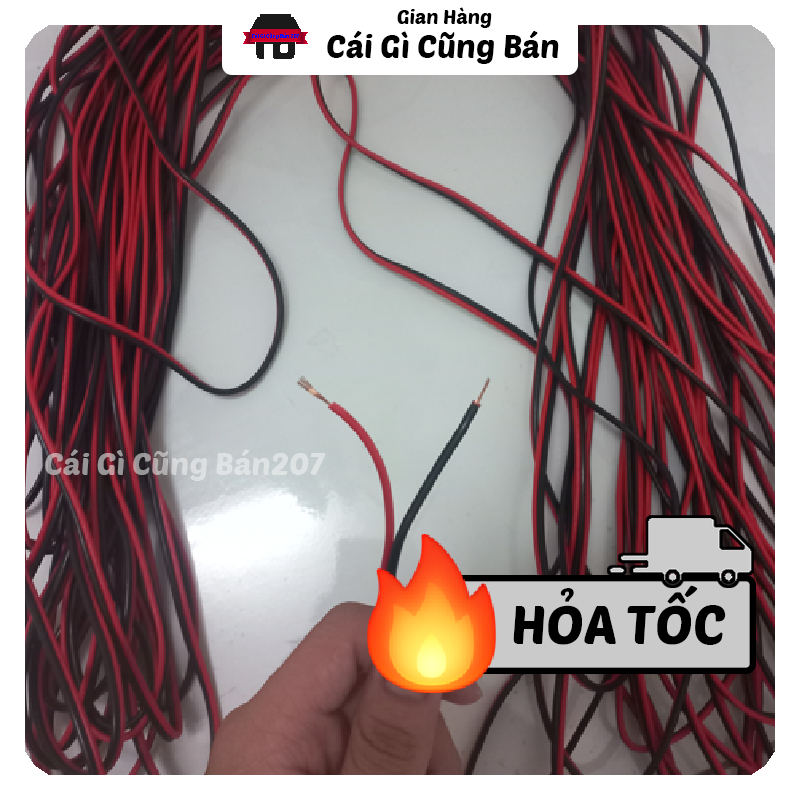 [HCM] Red and black double wire 1 meter | Shopee Malaysia