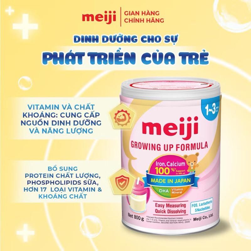 Meiji 1_3 GROWING UP FORMUL powdered milk can 800g | Shopee Malaysia