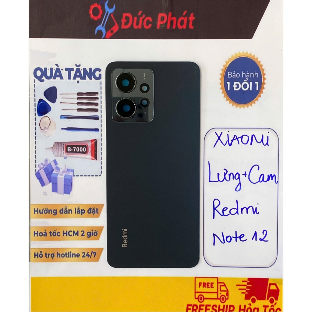Redmi NOTE 12 Back + Camera Glass (Free glue included) | Shopee Malaysia