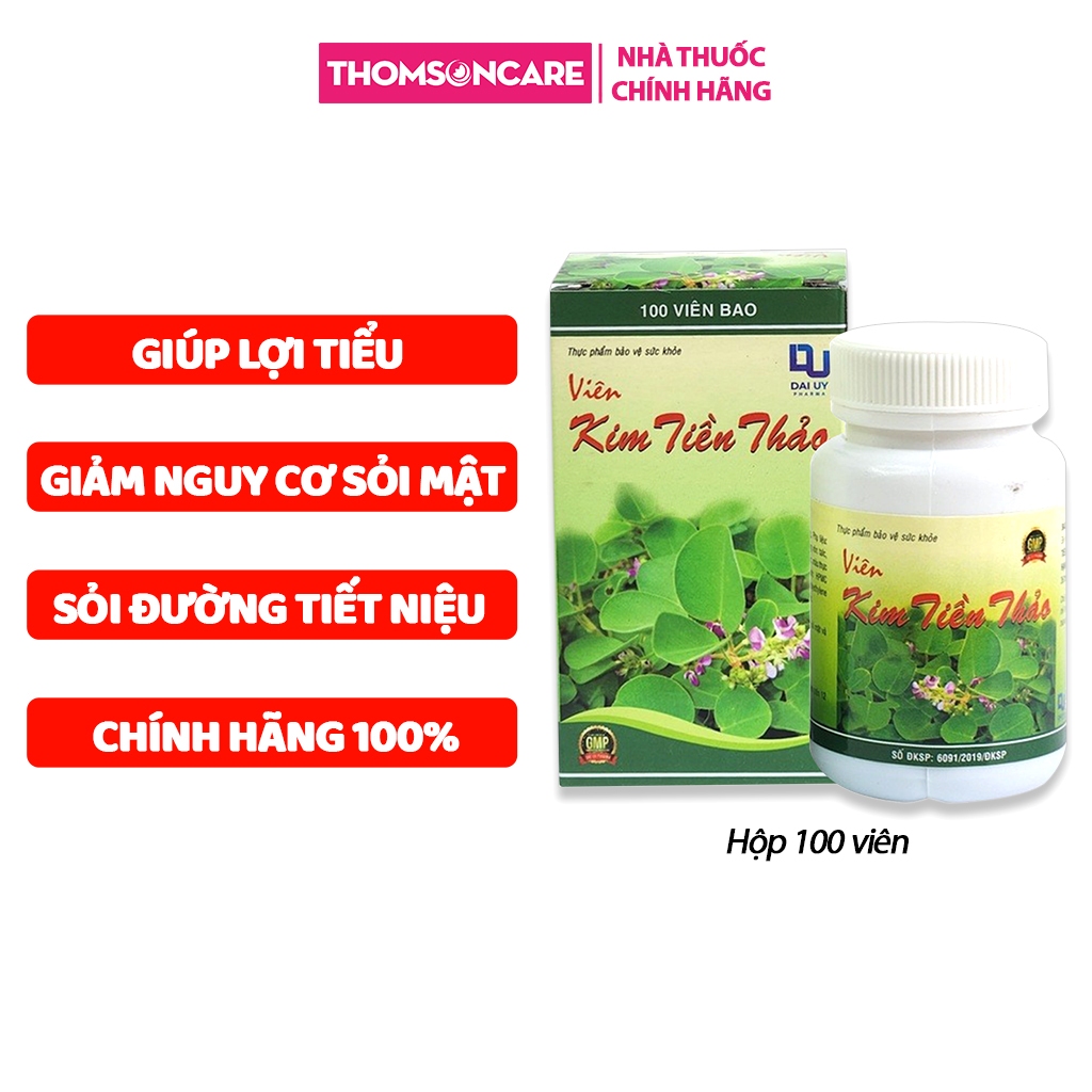 Kim Tien Thao diuretic pills, box of 100 great pills, helps reduce ...