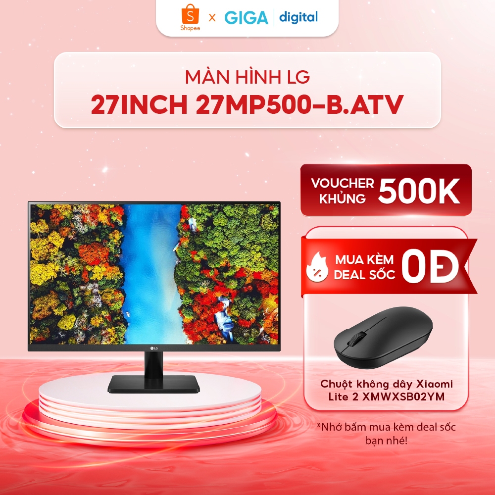 Lg 27inch 27MP500-B.ATV monitor - Full HD computer monitor - Maintain ...
