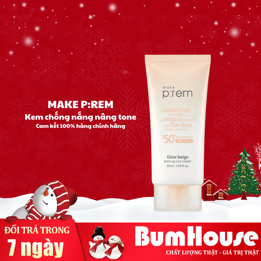 [NEW Code] Glow Beige Tone Up Make P:rem 50ml (orange) | Shopee Malaysia