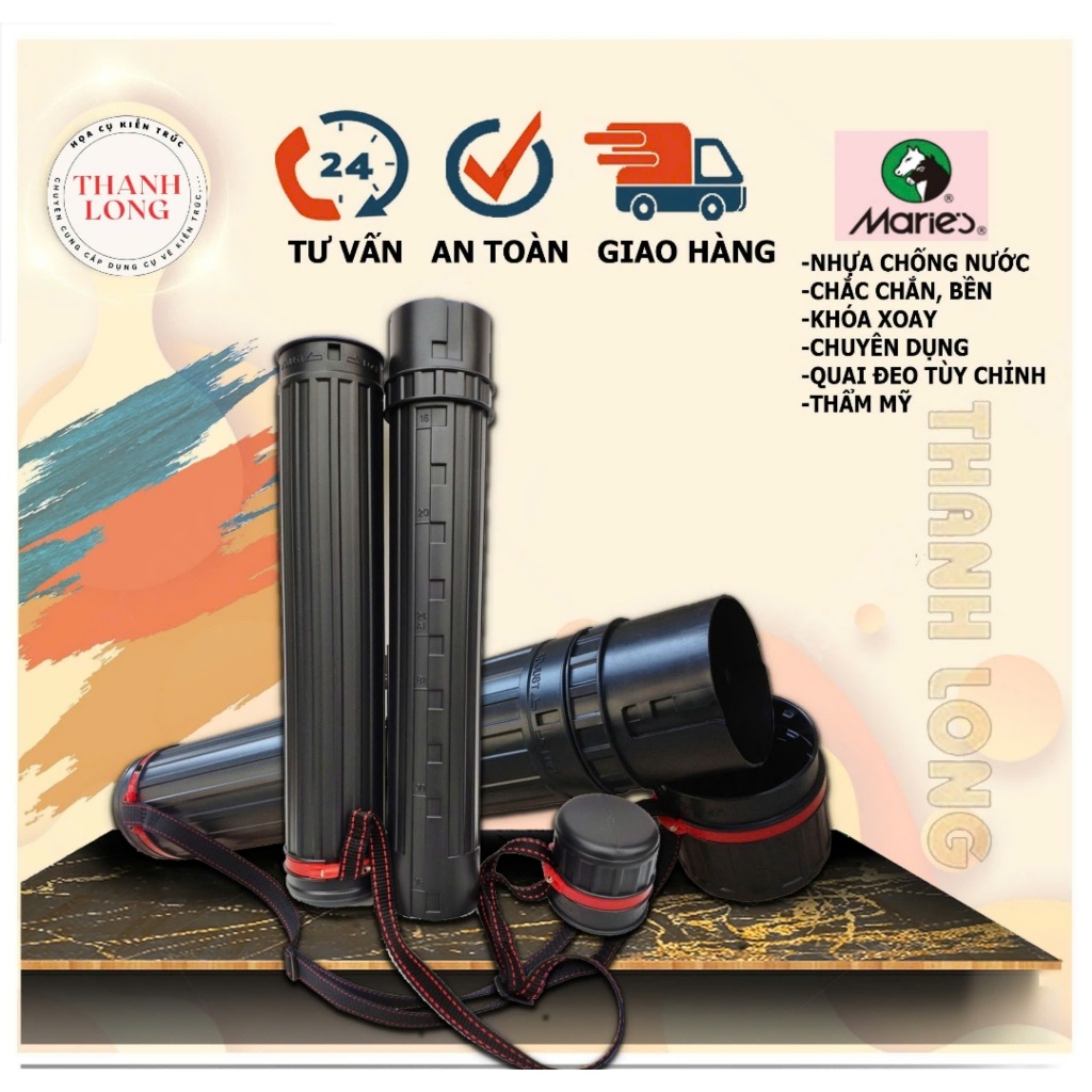 Hckt [THANH LONG] - Fi 7 / Fi 8 / Fi 10 drawing paper tube for A0/A1/A2 ...