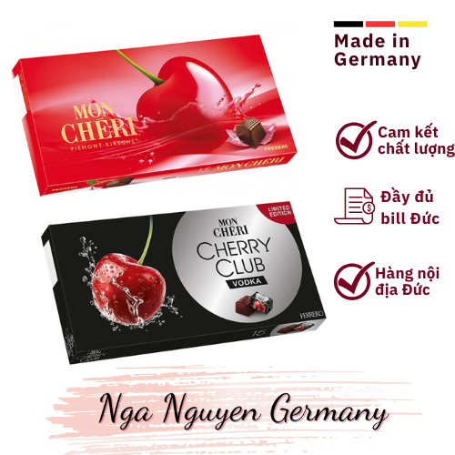 (Domestic Germany) Mon Chéri German wine-filled chocolate box 157g (15 ...